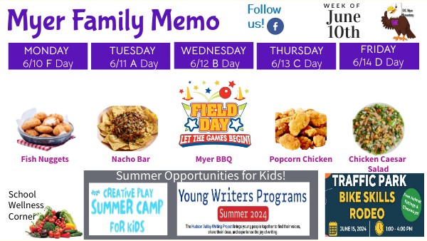 Myer Family Memo 6-10-24 | Genially