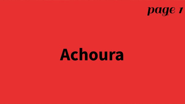 achoura