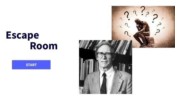 scape room filosofia | Genially