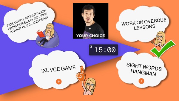 Choice Board ELA | Genially