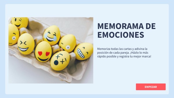 MEMORAMA DE EMOCIONES