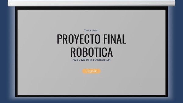 Proyecto final robotica Alan