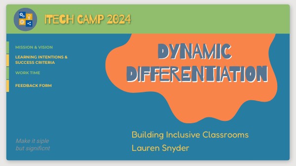 Dynamic Differentiation Slides