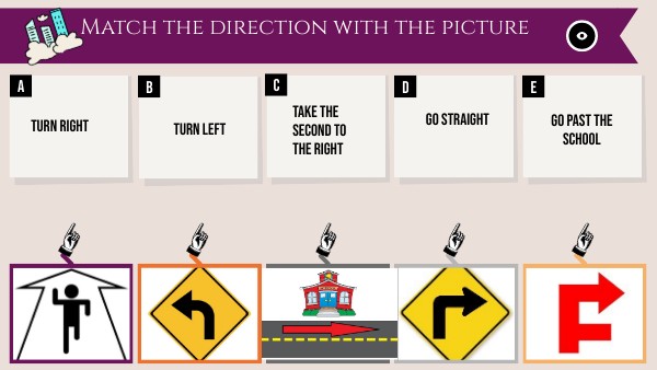 GIVING DIRECTIONS IN THE CITY