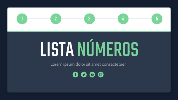 LISTA NÚMEROS | Genially