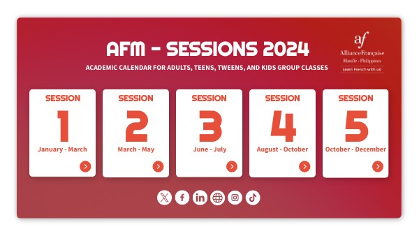 Session Calendar