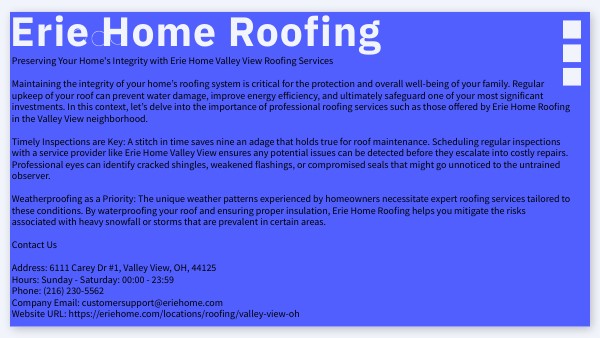 Erie Home Roofing | Genially