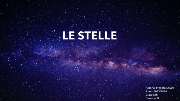 Le stelle
