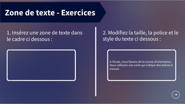 Exercice texte test
