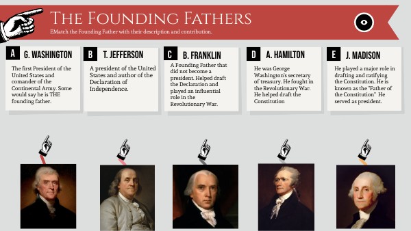 Match Founding Fathers