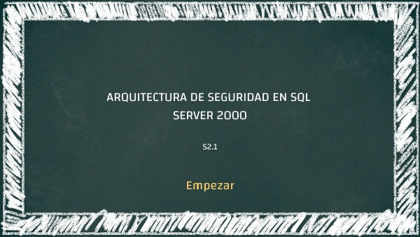Administración Microsoft SQL Server S2.1