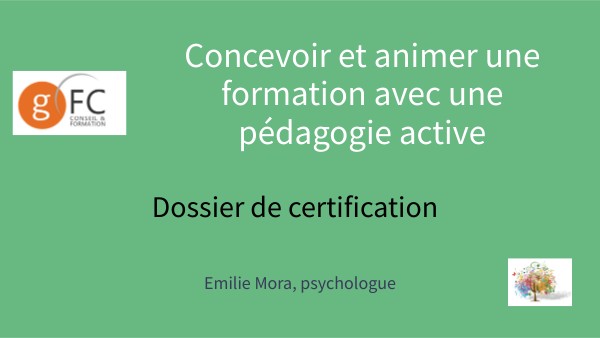 Présentation certification | Genially