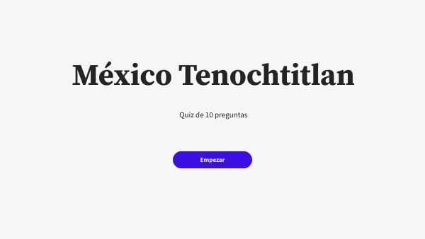 México Tenochtitlan | Genially