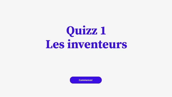 Quiz interactif basique