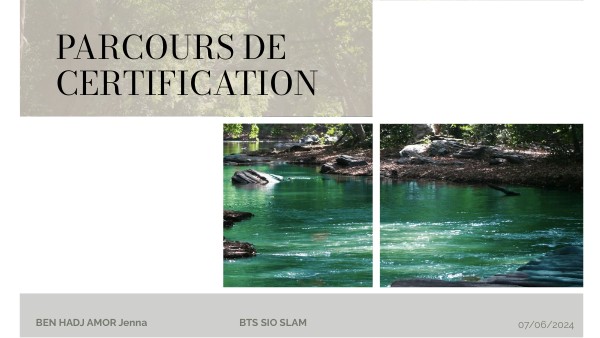 Parcours de certification