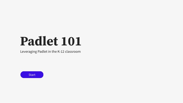 Padlet 101 | Genially