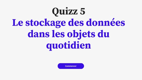 Quiz interactif basique