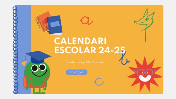 CALENDARI 24-25 | Genially
