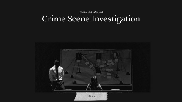 CSI mystery | Genially