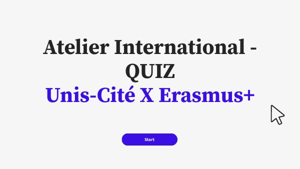 Quiz Erasmus+ Unis-Cité