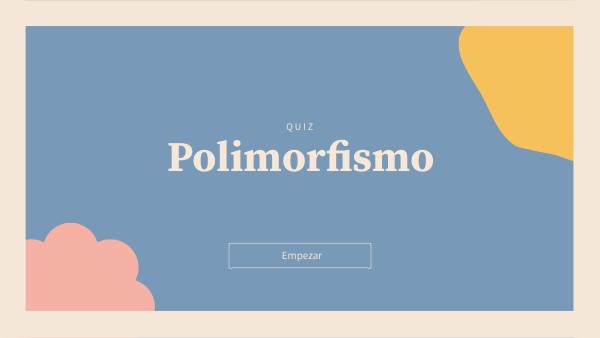 QUIZ Polimorfismo