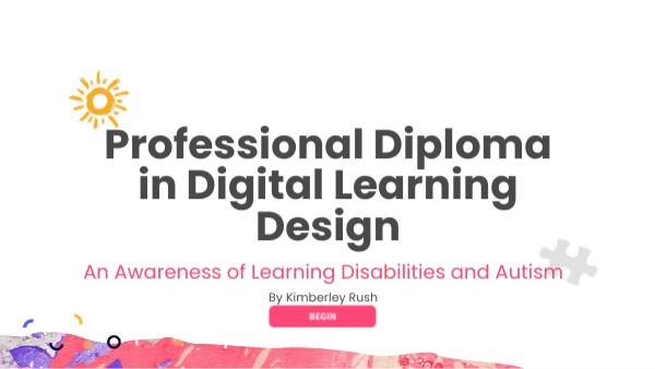 Professional Diploma in Digital Learning Design | Genially