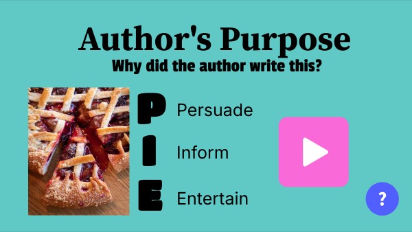 Author's Purpose: Cornell