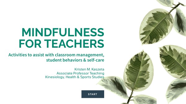 Mindfulness for teachers