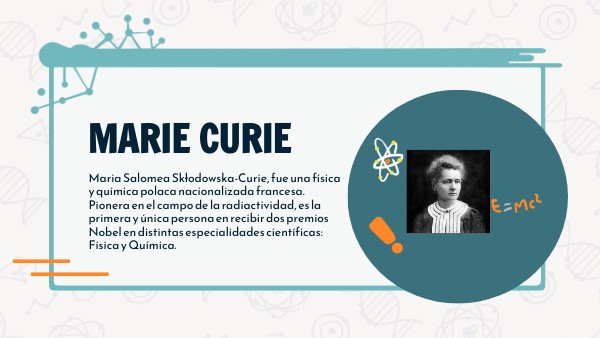 Presentación Marie Curie