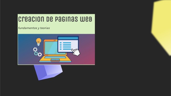 CREACION DE PAGINAS WEB