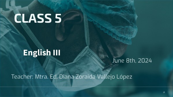 Class 5 June 8th Postgraduate | Genially