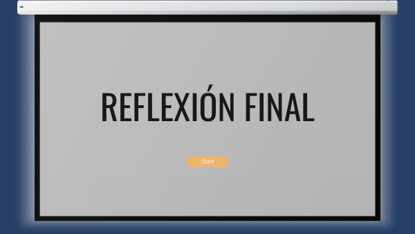 Reflexión final