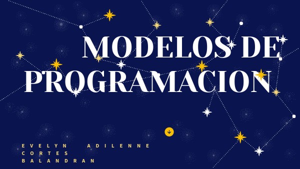 PRESENTACIÓN MODELOS DE PROGRAMACION | Genially