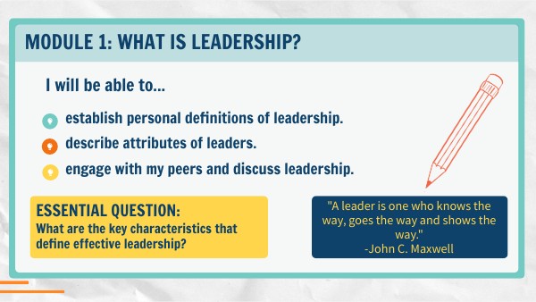 ALPS Module 1- Objectives