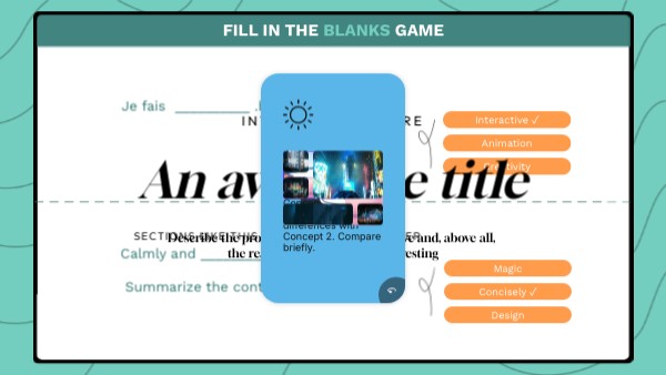 An awesome title | Genially