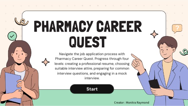 Pharmacy Career Quest Game