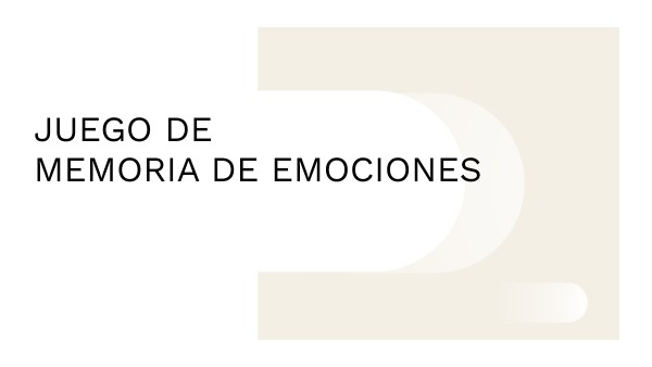 Copia - Juego de Memoria de Emociones
