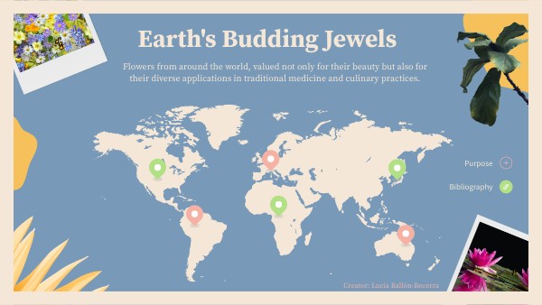 Earth's Budding Jewels | Genially