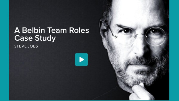 Steve Jobs and Belbin
