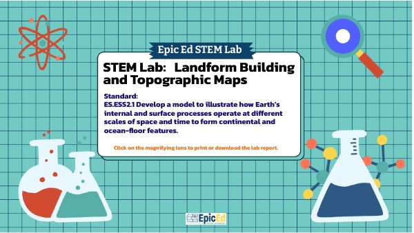 ES A 1 STEM: Landform Building and Topographic Map Lab | Genially