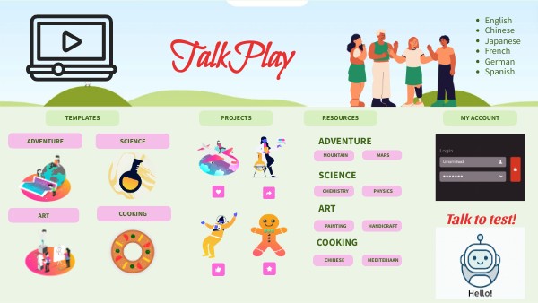 TalkPlay | Genially
