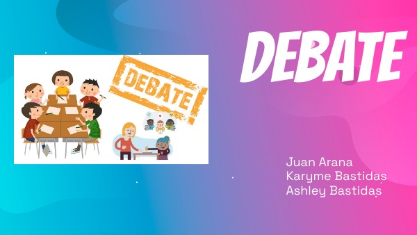 DEBATE | Genially
