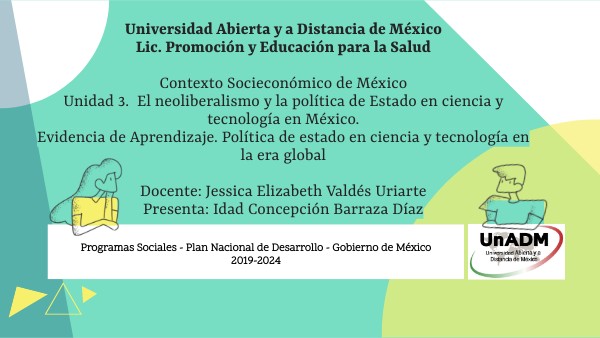 Cinco programas sociales / Plan Nacional (2019-2024) | Genially