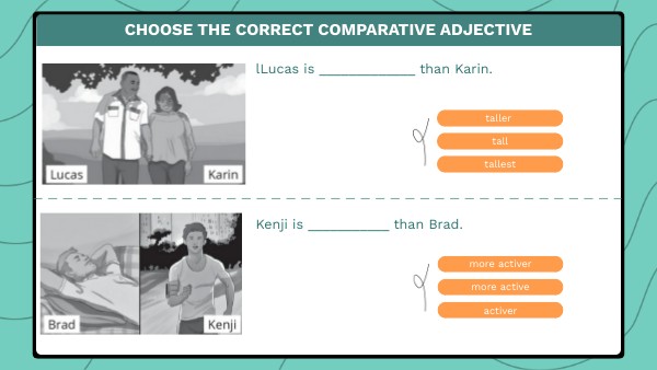 Comparative adjectives | Genially