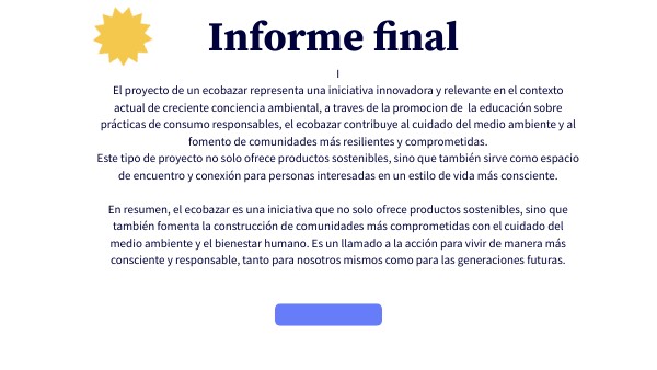 informe final | Genially