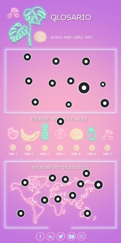 Infografia Florida Neon