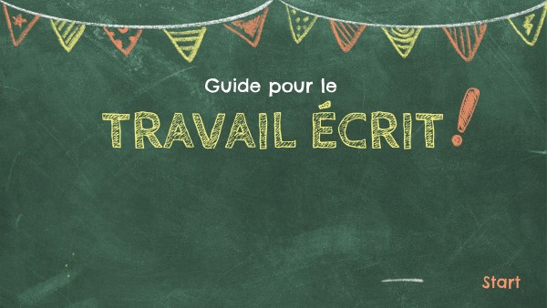 Travail écrit la tête de mes humeurs