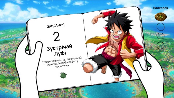 Camp: Day 2: "Adventures with One Piece" | Genially