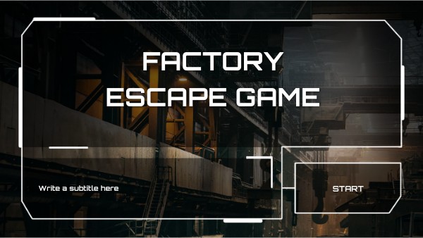 FACTORY ESCAPE GAME