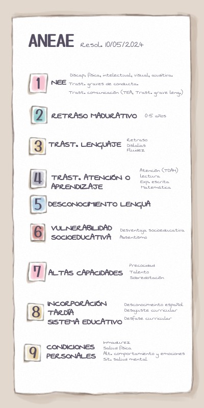 Categorización NEAE